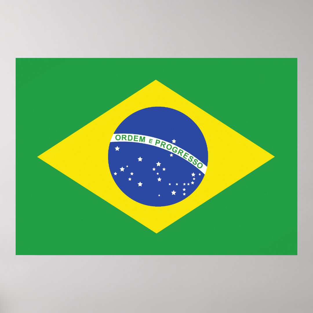 Brazil Flag Poster | Zazzle