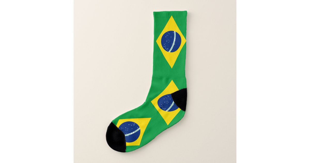 Brazil Flag Socks | Zazzle.com