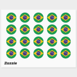Brazil Flag Sticker | Zazzle