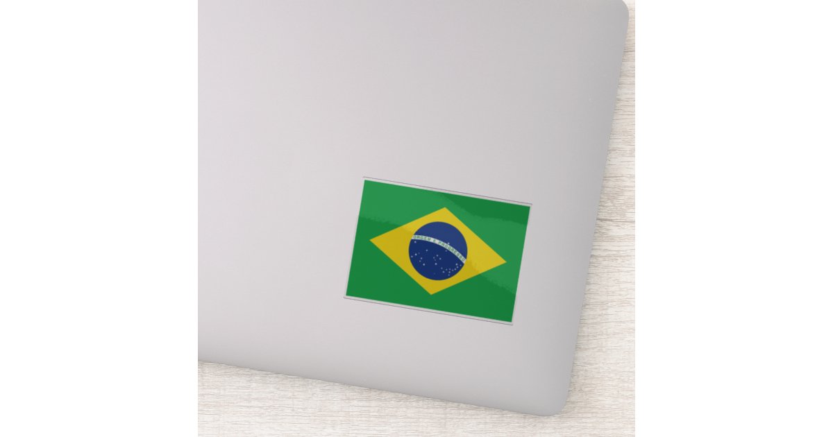 Brazil Flag Sticker | Zazzle