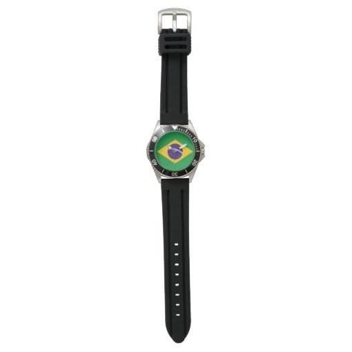 Brazil Flag Watch | Zazzle