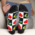 Brazil Heart Pattern Brazilian National Flag Map Socks | Zazzle