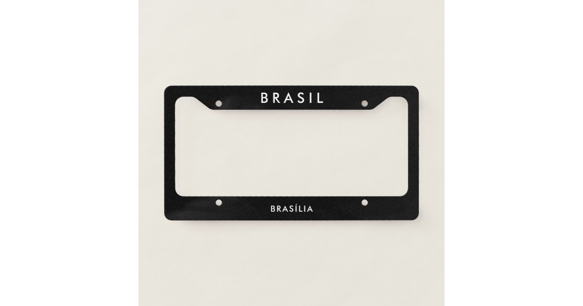 Brazil License Plate Frame | Zazzle
