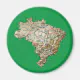 Brazil Map Magnet | Zazzle