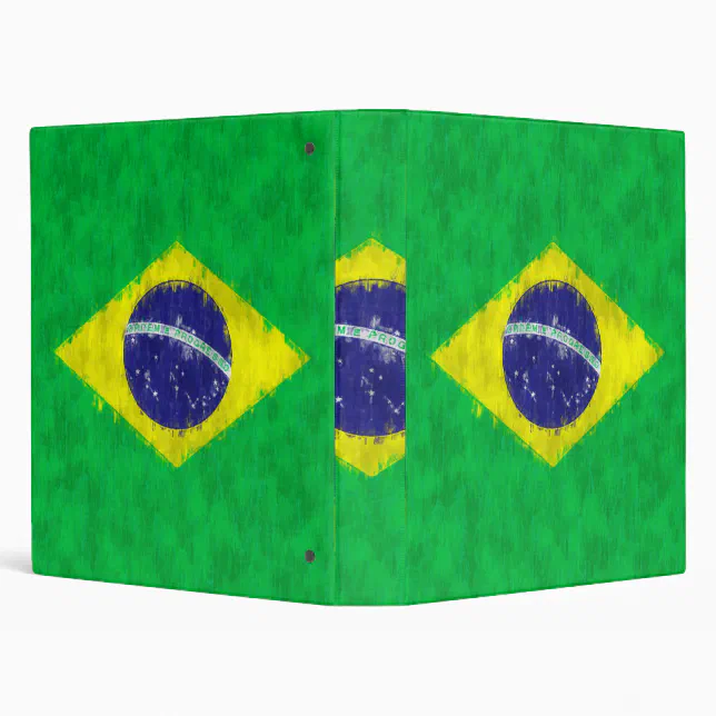 Brazil Oil Painting Drawing 3 Ring Binder | Zazzle