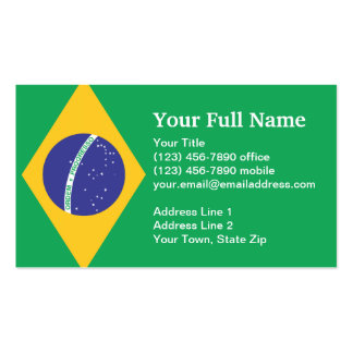 Brazil Flag Business Cards & Templates | Zazzle