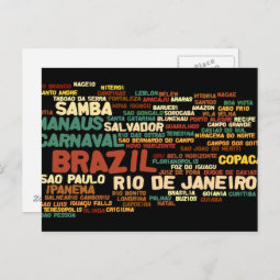 BRAZIL Postcard | Zazzle