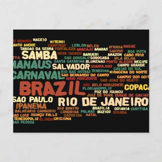 BRAZIL Postcard | Zazzle