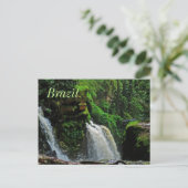 Brazil Rainforest Waterfall Postcard | Zazzle