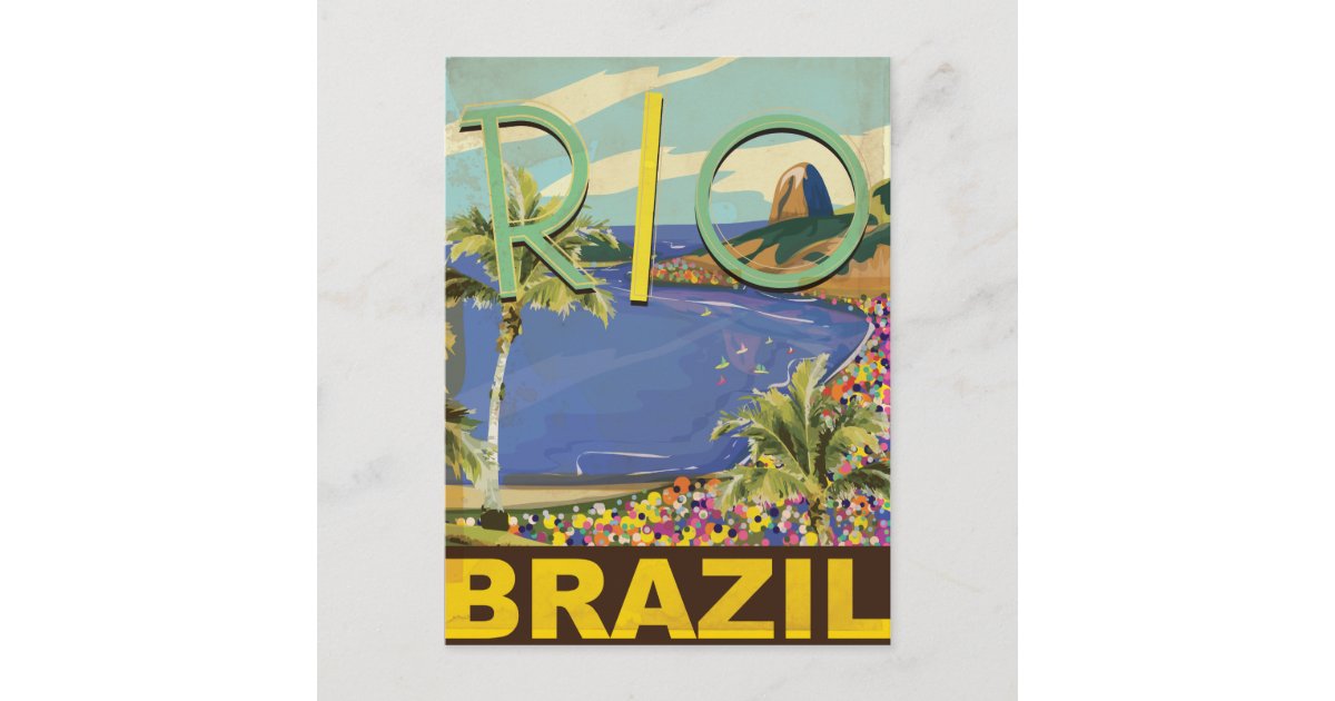 Brazil - Rio De Janeiro Postcard | Zazzle