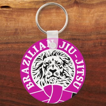 Brazilian Jiu-Jitsu (Key Chain) Purple Belt Keychain | Zazzle