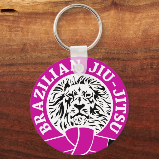 Brazilian Jiu-Jitsu (Key Chain) Purple Belt Keychain | Zazzle