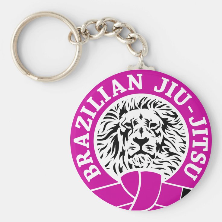 Brazilian Jiu-Jitsu (Key Chain) Purple Belt Keychain | Zazzle