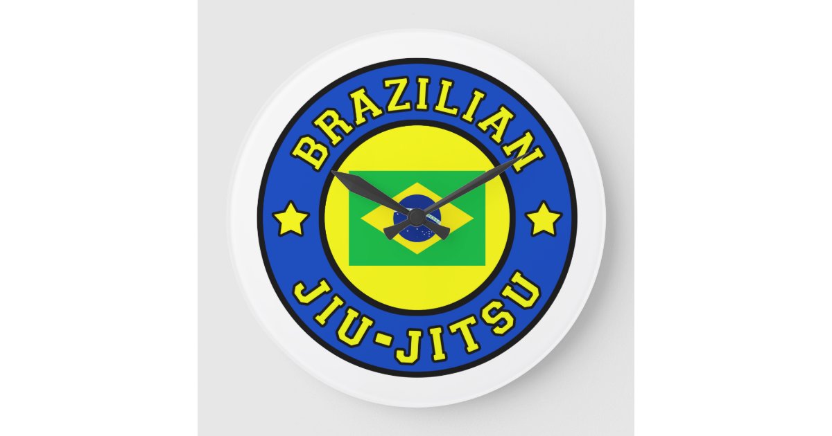 Brazilian Jiu Jitsu Large Clock | Zazzle