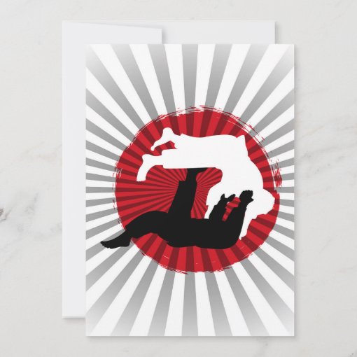 Brazilian Jiu Jitsu Martial Arts Kids Invitation | Zazzle