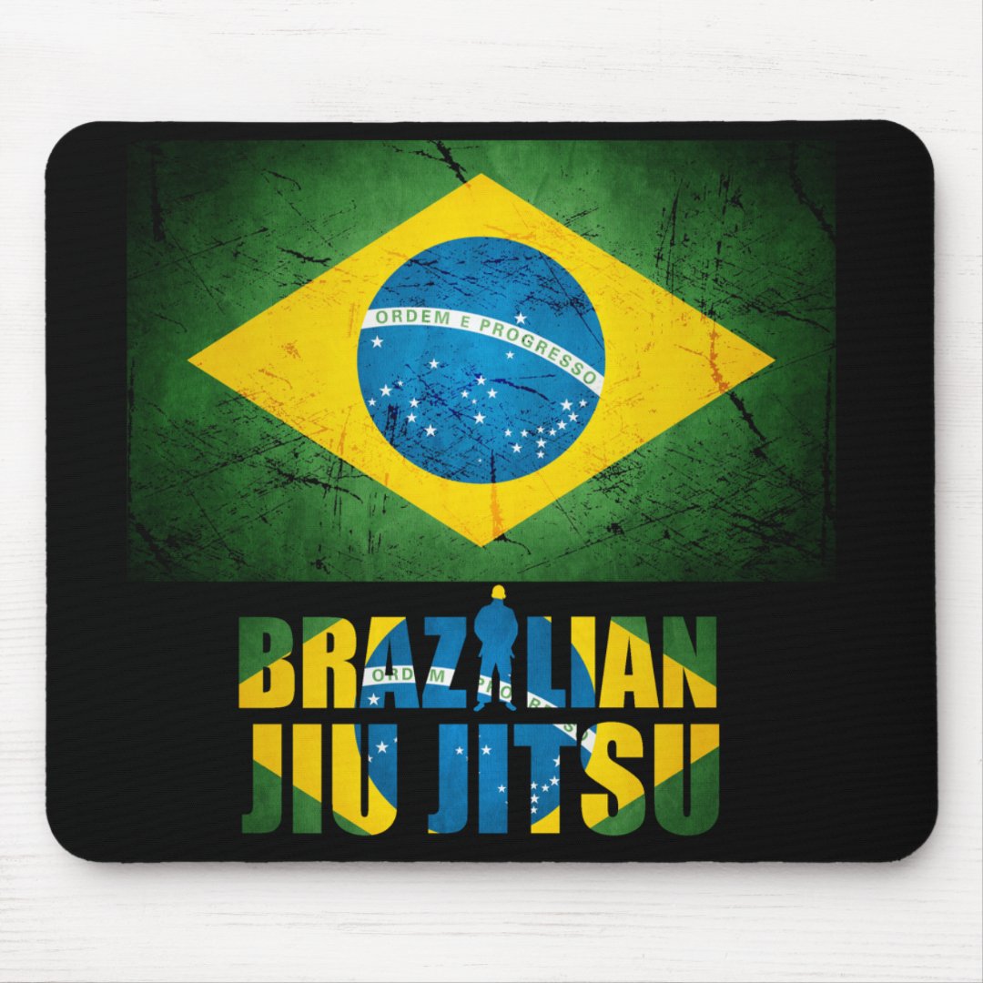 Brazilian Jiu Jitsu Mouse Pad - MMA Mouse Mat | Zazzle