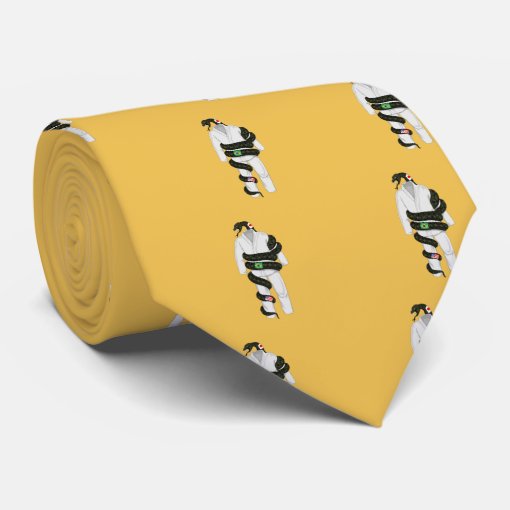 Brazilian Jiu Jitsu Snake Neck Tie | Zazzle