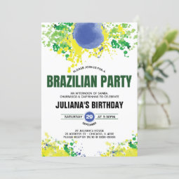 Brazilian Party Invitation | Zazzle