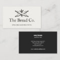 Bread Baker Bakery Chef Rolling Pins Business Card | Zazzle