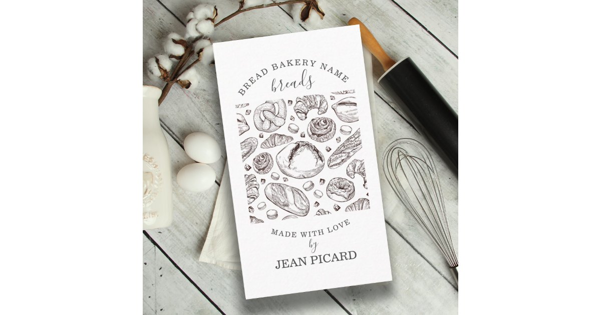 Bread Bakery Business Card | Zazzle
