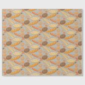 Bread Bakery Pattern Wrapping Paper | Zazzle