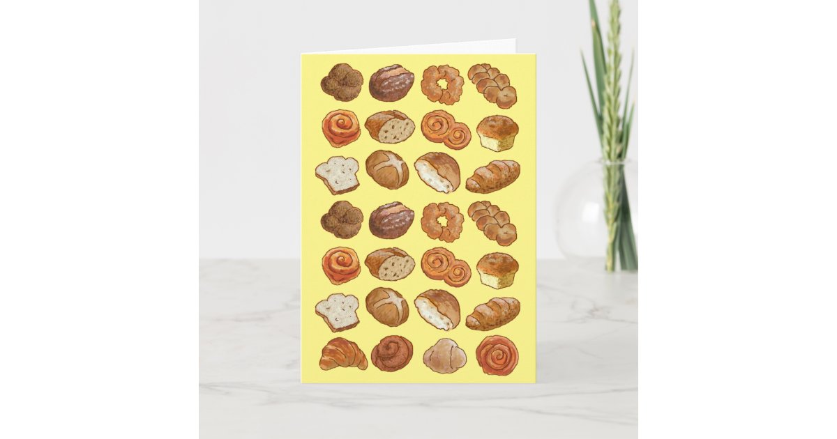 Bread greeting card | Zazzle.com