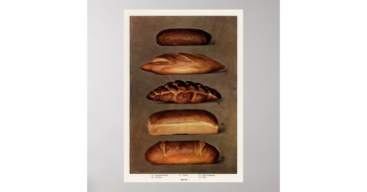 Breads Poster | Zazzle
