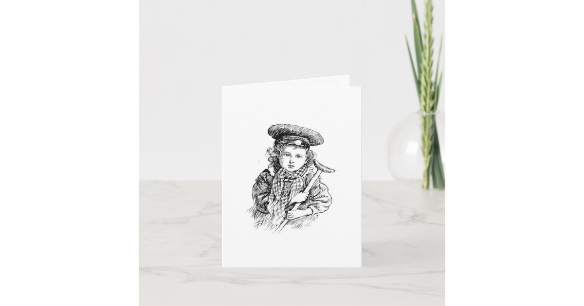Break A Leg Tiny Tim! Holiday Card | Zazzle