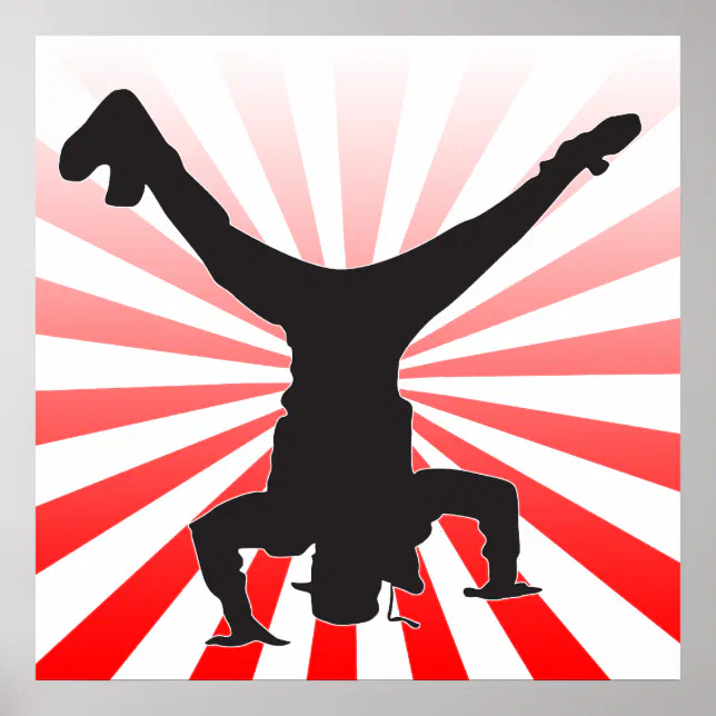 break dance explosion poster | Zazzle