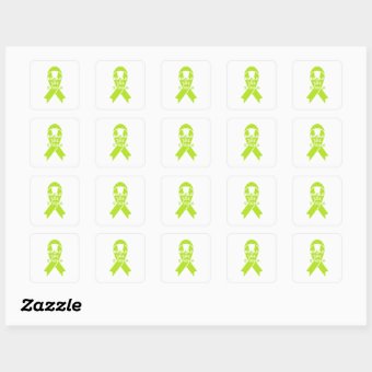 Break the Stigma - Square Sticker | Zazzle
