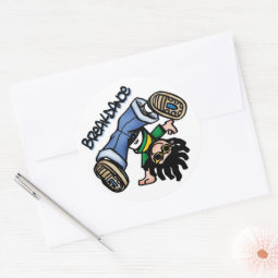 Breakdance stickers | Zazzle