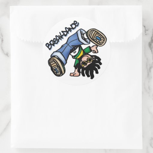 Breakdance stickers | Zazzle