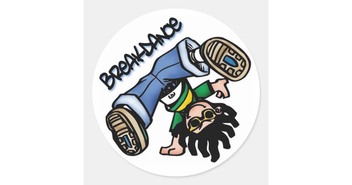 Breakdance stickers | Zazzle