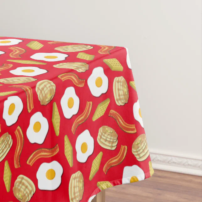 Breakfast Brunch Birthday Party Kids Tablecloth | Zazzle