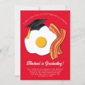 Breakfast Brunch Graduation Party Invitation | Zazzle