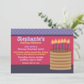 Breakfast Buffet Birthday Party Invitations | Zazzle