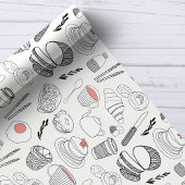 Breakfast Foods Pattern Wrapping Paper | Zazzle