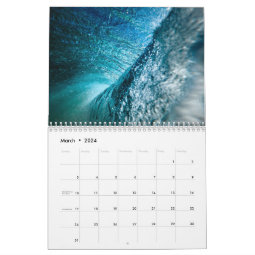 Breaking Waves Wall Calendar | Zazzle