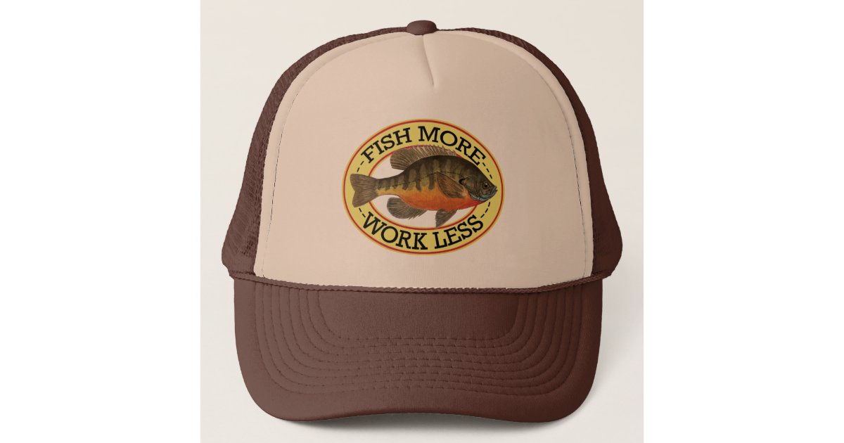 Bream, Bluegill Fishing Trucker Hat | Zazzle