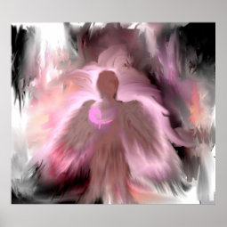Breast Cancer Angel Poster | Zazzle