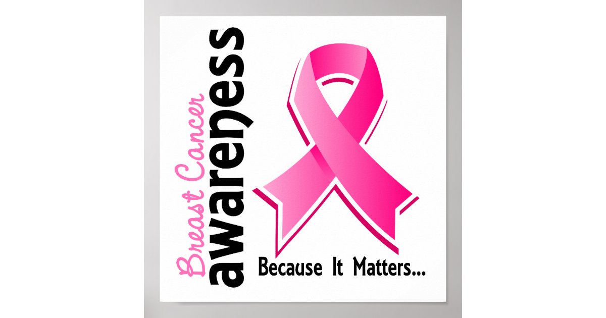 Breast Cancer Awareness 5 Poster Zazzle