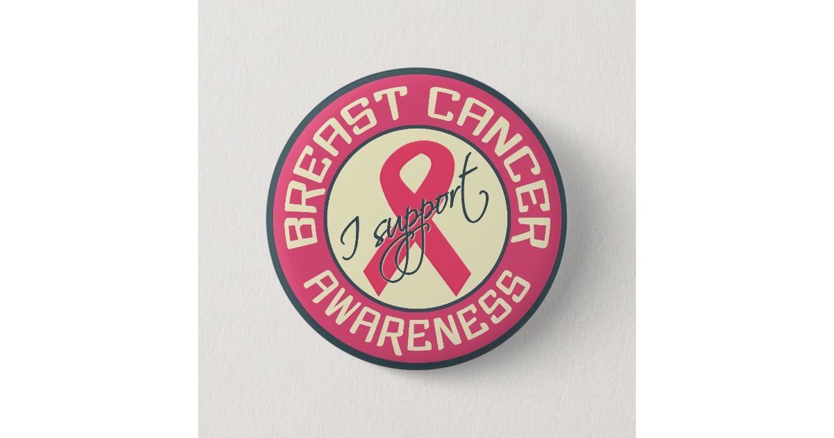 Breast Cancer Awareness button | Zazzle