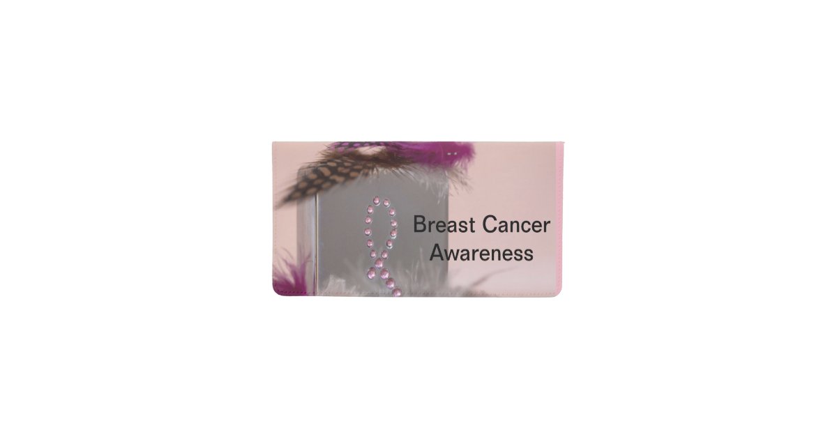 Breast Cancer Awareness Checkbook Cover | Zazzle