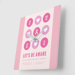 Breast Cancer Awareness Clock | Zazzle
