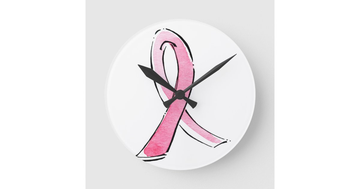 breast cancer awareness clock | Zazzle