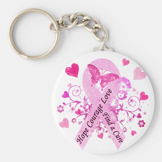 Breast Cancer Awareness Keychain | Zazzle.com