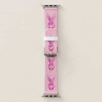 Breast Cancer Awareness Month October Pink Apple Watch Band | Zazzle