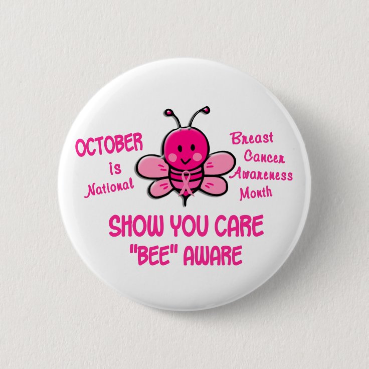 Breast Cancer Awareness Month Pinback Button | Zazzle