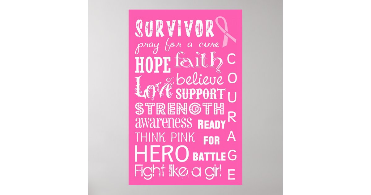 Breast Cancer Awareness Poster | Zazzle