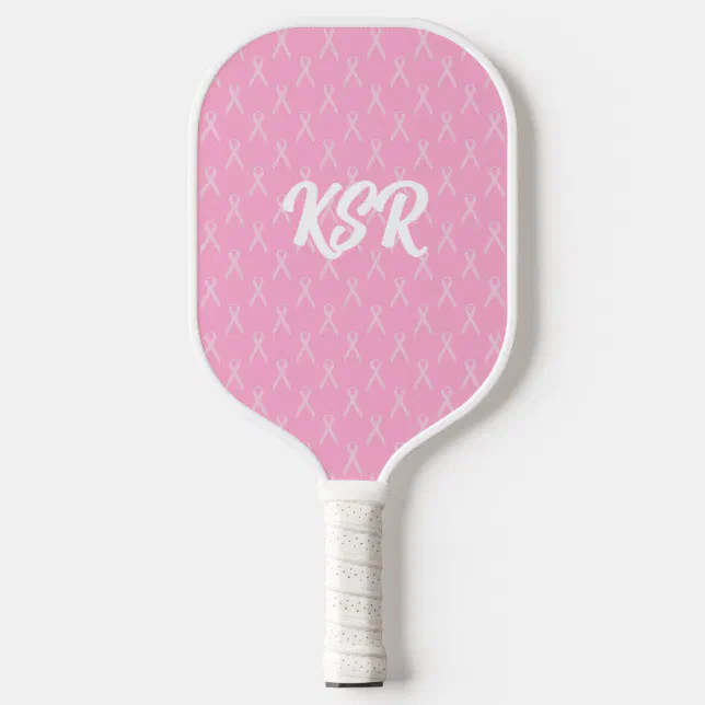 Breast Cancer Awareness Ribbon Signature Pickleball Paddle | Zazzle